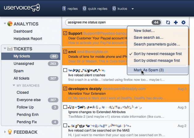 GitHub - andreyvit/BetterUserVoice: UserVoice Admin UI additions